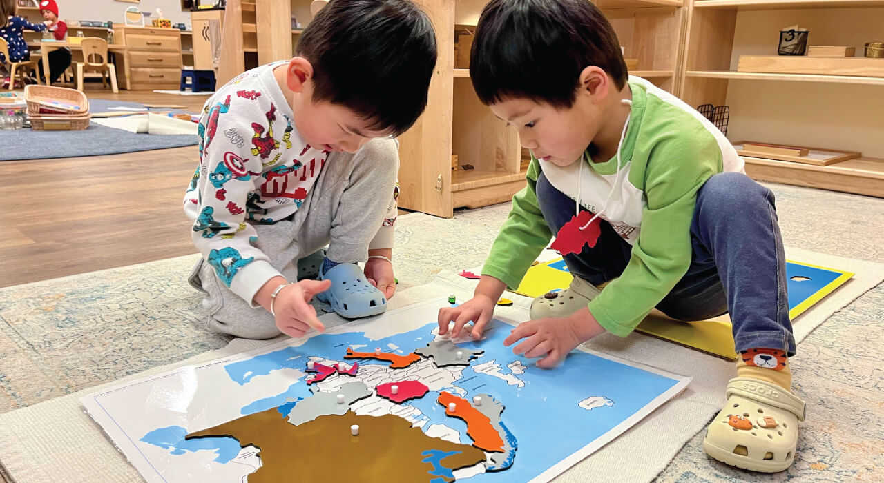 How Montessori Puzzle Maps Inspire a Love for Geography Authentic ...